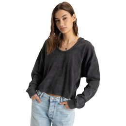 Roxy Kapuzentop »Notice Me« Phantom XL XL Material: Thermo-Stoff aus Baumwolle und...