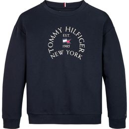 Tommy Hilfiger Sweatshirt »NAUTICAL ARCH PRINT FLEECE CN« Baby bis 2 Jahre; mit Print desert sky 86 86 Fleece-Sweatshirt von Tommy Hilfiger