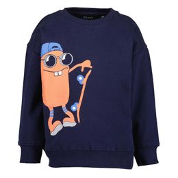 Blue Seven Sweatshirt »Jungen Sweatshirt« 1 Stk. tlg. 590 - NACHTBLAU 92 92 Sweatshirt mit coolem Monster Druck für Jungen