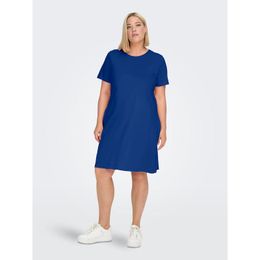 Only CARMAKOMA Minikleid »CARMAY LIFE S/S POCKET DRESS JRS« Eingrifftaschen Sommerkleid Mazarine Blue L - N-Gr N-Gr L Kurzes Kleid von Only CARMAKOMA