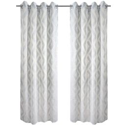Bruno Banani Gardine &raquo;Lynn&laquo; &Ouml;sen 1 Stk. tlg. sch&ouml;ner Schal, Scherli, zeitlos und modern grau Obermaterial: 100% Polyester 145 cm
