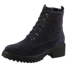 Waldl&auml;ufer WALDL&Auml;UFER Schn&uuml;rstiefelette &raquo;H-LUISE&laquo; Schn&uuml;rboots, Profilsohle, Blockabsatz, in Komfortweite H (= sehr weit) dunkelblau 5,5 (38,5) 5,5 (38,5)...