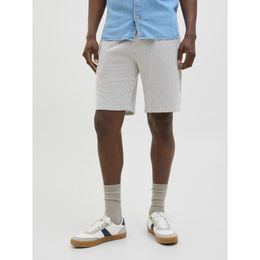 Jack & Jones JACK & JONES 3/4-Sweathose »JPSTJAIDEN MAY JOGGER SHORTS MID SN« Dark Navy Stripes:Cloud Dancer S - N-Gr N-Gr S Bequeme Sweatshort von Jack & Jones