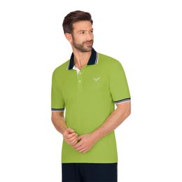 TRIGEMA Poloshirt »Poloshirt aus Coolmax Material« 1 Stk. tlg. lemon L L Reflektierende TRIGEMA-Schwinge auf der Brust