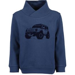 Blue Seven Sweatshirt »Sweatshirt« 1 Stk. tlg. 544 - JEANSBLAU 110 110 Sweatshirt für Jungen aus Biobaumwolle