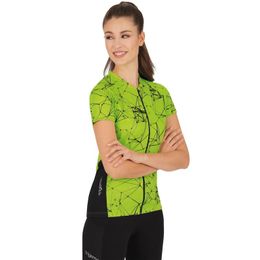 TRIGEMA Trainingsjacke »Fahrradjacke aus atmungsaktivem COOLMAX -Material« 1 Stk. tlg. lemon L L COOLMAX Extreme Performance