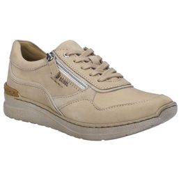 Josef Seibel Sneaker »Sally 02«, Schnürschuh, Komfortschuh mit zusätzlichem Reißverschluss beige 39 39 Sportiver Schnürschuh mit modischen Ziernähten