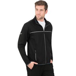 TRIGEMA Trainingsjacke »Praktische Sportjacke aus Microfaser« 1 Stk. tlg. schwarz L L Elastische Microfaser