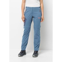 Jack Wolfskin Zip-away-Hose »GLASTAL ZIP AWAY PANTS W« elemental-blue 40 - Normalgrößen Normalgrößen 40 Ultraleichte Softshellhose
