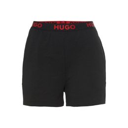 HUGO UNDERWEAR Sweatshorts »SPORTY LOGO_SHORTS 10249156 01« mit Hugo Logo-Elastikbund black XS (34) - N-Gr N-Gr XS (34) Sweatshorts von BOSS