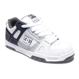 DC Shoes Sneaker »Stag« White/Grey/Blue 8,5(41) 8,5(41) Leder-, Nubukleder- oder Wildlederobermaterial...
