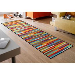 wash+dry by Kleen-Tex L&auml;ufer &raquo;Mikado Stripes&laquo; rechteckig 7 mm H&ouml;he Schmutzfangl&auml;ufer, modernes Streifen Design, rutschhemmend, waschbar bunt...