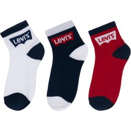 Levi's Kids Herren Levi's Kids Socken &raquo;BATWING MID CUT3PK&laquo; Packung, 3 Stk. tlg. im 3er-Pack blau