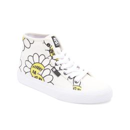 DC Shoes Sneaker »Manual« White/Black/Flower 9,5(41) 9,5(41) Design mit Spezial-Canvasobermaterial