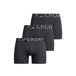 Superdry Boxershorts »BOXER TRIPLE PACK« Packung, 3 Stk. tlg. Raven Black Marl XL XL Liegt perfekt am Körper an