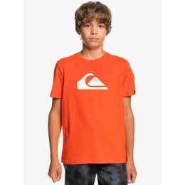 Quiksilver T-Shirt »Comp Logo« Cherry Tomato 14(155-164cm) 14(155-164cm) Stoff: leichter Baumwoll-Jersey [160 g/m2]