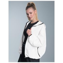 TRIGEMA Sweatjacke »Dünne Kapuzenjacke mit praktischen Taschen« 1 Stk. tlg. weiss M M 50 % Baumwolle, 50 % Polyamid