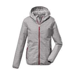 Killtec Outdoorjacke »KOS 3 WMN JCKT« Leichte, wasserdichte Damenjacke mit All Over-Print, packbar. anthrazit 42 42 superleichte Funktionsjacke mit...