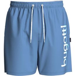 Bugatti Badeshorts »Giovanni« mit großem Logoprint auf dem linken Bein blue 3XL - N-Gr N-Gr 3XL Badeshorts Bugatti mit Logo-Schriftzug