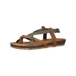 IGI&CO IGI & CO Riemchensandale »Sandalen Leder« Braun/Grün 37 37 Verschluss: Schließe