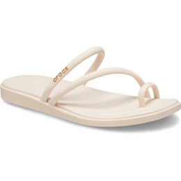 Crocs Sandalette »Miami Toe Loop Sandal«, Pool Slides, Badeschuh, Sandale mit Zehenschlaufe natur 36 36 Perfekt für den Sommer!