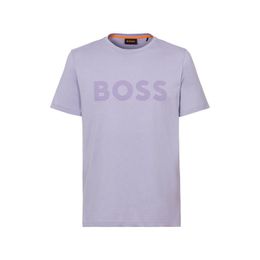 BOSS Orange T-Shirt »Thinking« 1 Stk. tlg. mit Logodruck Open Purple549 M M Kurzarm für angenehme Bewegungsfreiheit