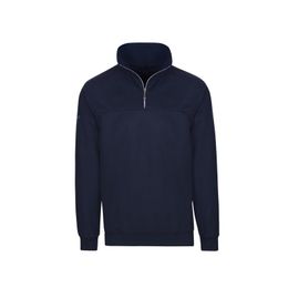 TRIGEMA Sweatshirt »Sweatshirt mit Reißverschluss« navy L L Sweat-Qualität