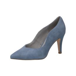 Caprice High-Heel-Pumps »Pumps Veloursleder« Blau 40 40 Verschluss: Schlupfschuh