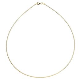 OSTSEE-SCHMUCK Halsreif »Halsreif Omega 1, 4 mm Halsreif Omega 1, 4 mm« 42cm Mit haltbarer Feingoldvergoldung
