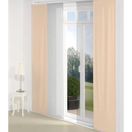 WIRTH Schiebegardine &raquo;Berwick&laquo; Paneelwagen 1 Stk. tlg. orange Jacquard, Baumwolle, Polyester