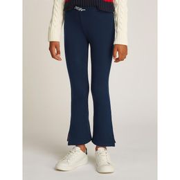 Tommy Hilfiger Leggings »VARSITY FLARE LEGGING« in modischer flared Form Dark Night Navy 7 (122) - N-Gr N-Gr 7 (122) Leggings mit Logo von TOMMY...