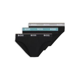 BOSS Slip »Brief 3P Power« Packung, 3 Stk. tlg., mit Schriftzug black multi S S 3er Pack Briefs von BOSS Underwear