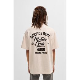 HUGO BLUE T-Shirt &raquo;Nampie&laquo; mit gro&szlig;em Aufdruck Open White125 XXL XXL T-Shirt von HUGO BLUE Menswear