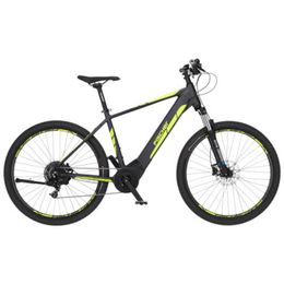 FISCHER BIKE FISCHER FAHRRAD &raquo;MONTIS 5.0i 504&laquo; 10 Gang Kettenschaltung Mittelmotor Pedelec, Elektrofahrrad f&uuml;r Damen u. Herren, MTB schiefergrau matt