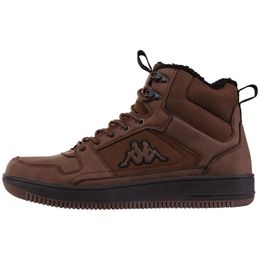 Kappa Sneaker - mit wärmendem Innenfutter brown-black 43 43 Warm gefüttterter Midcut Sneaker von Kappa