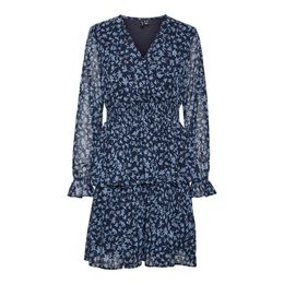 Véro Moda VERO MODA Minikleid »VMHOLLY LS SMOCK SHORT DRESS WVN GA« Sommerkleid Navy Blazer AOP:Zoie S - N-Gr N-Gr S Pflegeleichtes Polyester: weniger...
