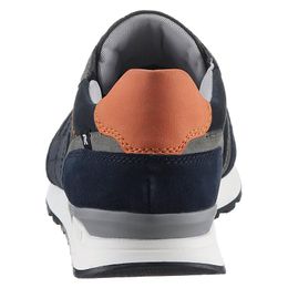 Rieker EVOLUTION Sneaker, Freizeitschuh, Halbschuh, Schnürschuh mit Kontrastdetails dunkelblau-grau-orange 44 44 Sneaker aus der sportiven Rieker...