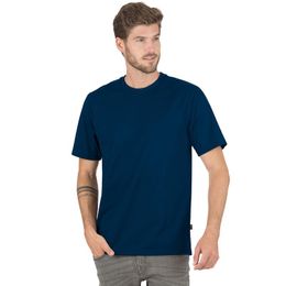 TRIGEMA T-Shirt »T-Shirt aus 100% Baumwolle« 1 Stk. tlg. night-blue M M Ärmel mit Bündchen
