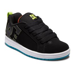 DC Shoes Sneaker »Court Graffik« Black/Green/Yellow 6,5(38) 6,5(38) Nubukleder- und/oder Lederobermaterial