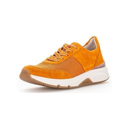 Gabor COMFORT Sneaker »Sneaker Veloursleder/Mesh« Orange 40 40 Verschluss: Schnürung