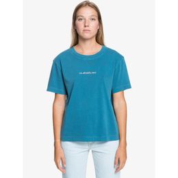 Quiksilver T-Shirt »Womens« Moroccan Blue XS XS Stoff: leichter Stoff aus reiner Baumwolle