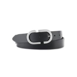 Bernd Götz BERND GÖTZ Ledergürtel, mit kreativen Schließendesign schwarz