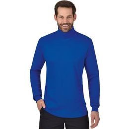 TRIGEMA Rollkragenshirt »Langarm Ski- und Sport-Rollkragenpullover« 1 Stk. tlg. royal M M 100 % Baumwolle