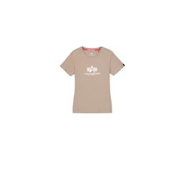 Alpha Industries T-Shirt »New Basic T-Shirt BL W« vintage sand M M Single Jersey Stoff