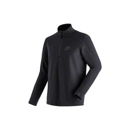 Maier Sports Fleecepullover »Dennis« Herren Fleece, funktioneller Midlayer, Half-Zip, Regular Fit schwarz 50 50 Vielseitig einsetzbarer Midlayer...