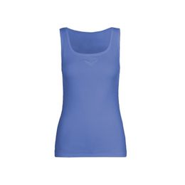 TRIGEMA Tanktop »Trägershirt mit Kristallsteinen« 1 Stk. tlg. lavendel M M 95 % Baumwolle, Ringgarn supergekämmt, 5 % Elastan