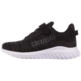 Kappa Sneaker - in kinderfußgerechter Passform black-white 31 31 Leichter Sneaker in Strickoptik