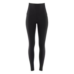 WINSHAPE Damen Leggings &raquo;Functional Comfort HWL112C&laquo; Bauch-Weg-Effekt durch High Waist-Bund schwarz M, Normalgr&ouml;&szlig;en
