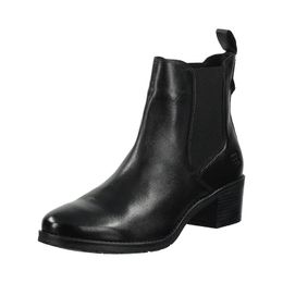 Bagatt Stiefelette »Stiefelette Leder/Textil« Schwarz 39 39 Verschluss: Schlupfschuh
