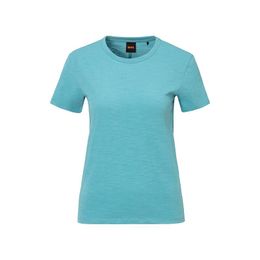 BOSS Orange T-Shirt »C_Esla« mit Rundhalsausschnitt Bright Blue 430 S (36) S (36) Shirt von BOSS Orange Womenswear